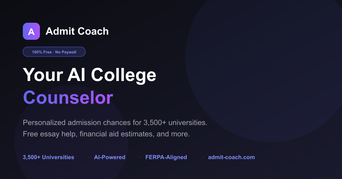 College Application Timeline 2026-2027 — Admit Coach | Free AI College ...